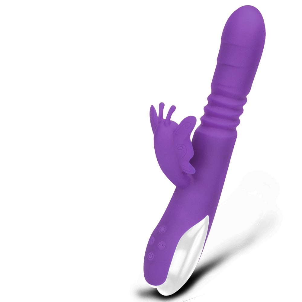 Tongue Vibrator Insertable G Spot Rabbit Vibrator Multiple Tongue Vibrating Modes And