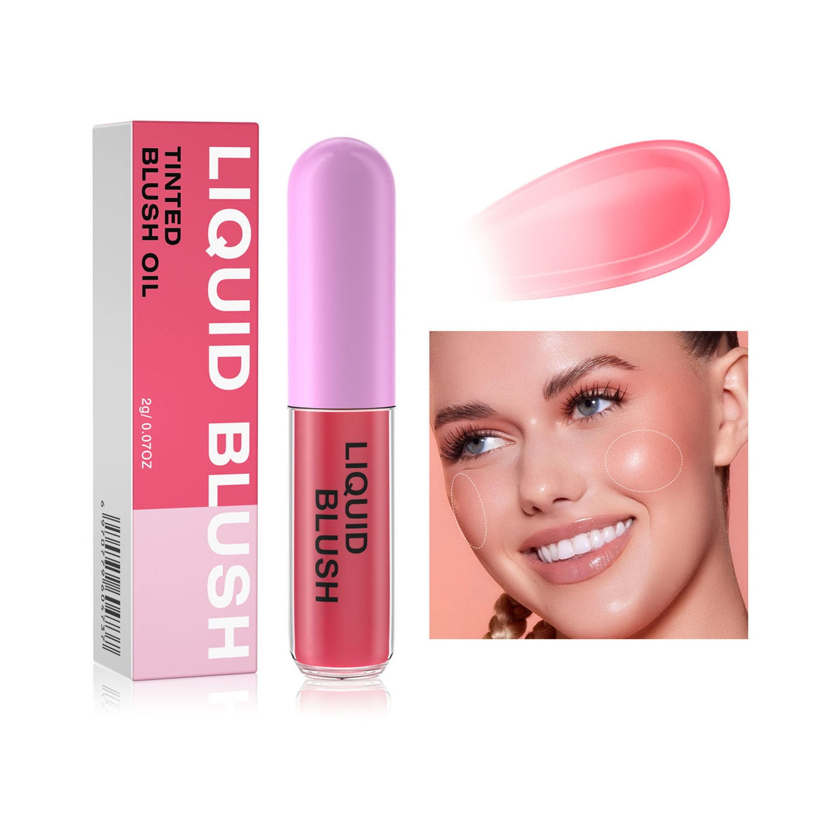 Tongzeng Blush,Color Changing Oil Liquid Oil For All Skin Tones And ...