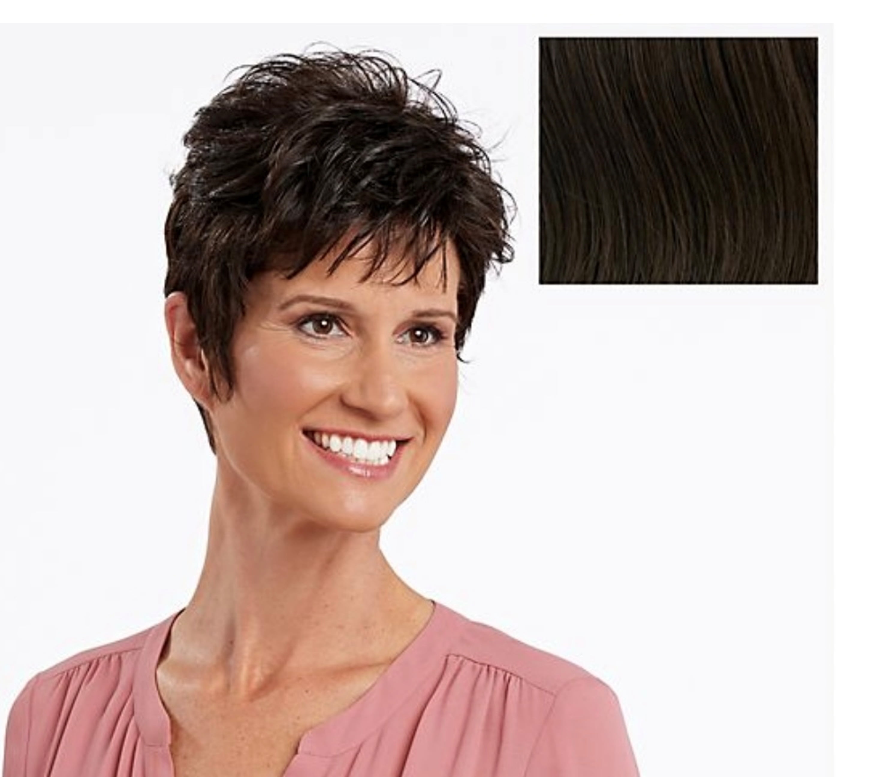 Toni Brattin Infinity Short Textured Cut Wig - Light Brown - Walmart.com