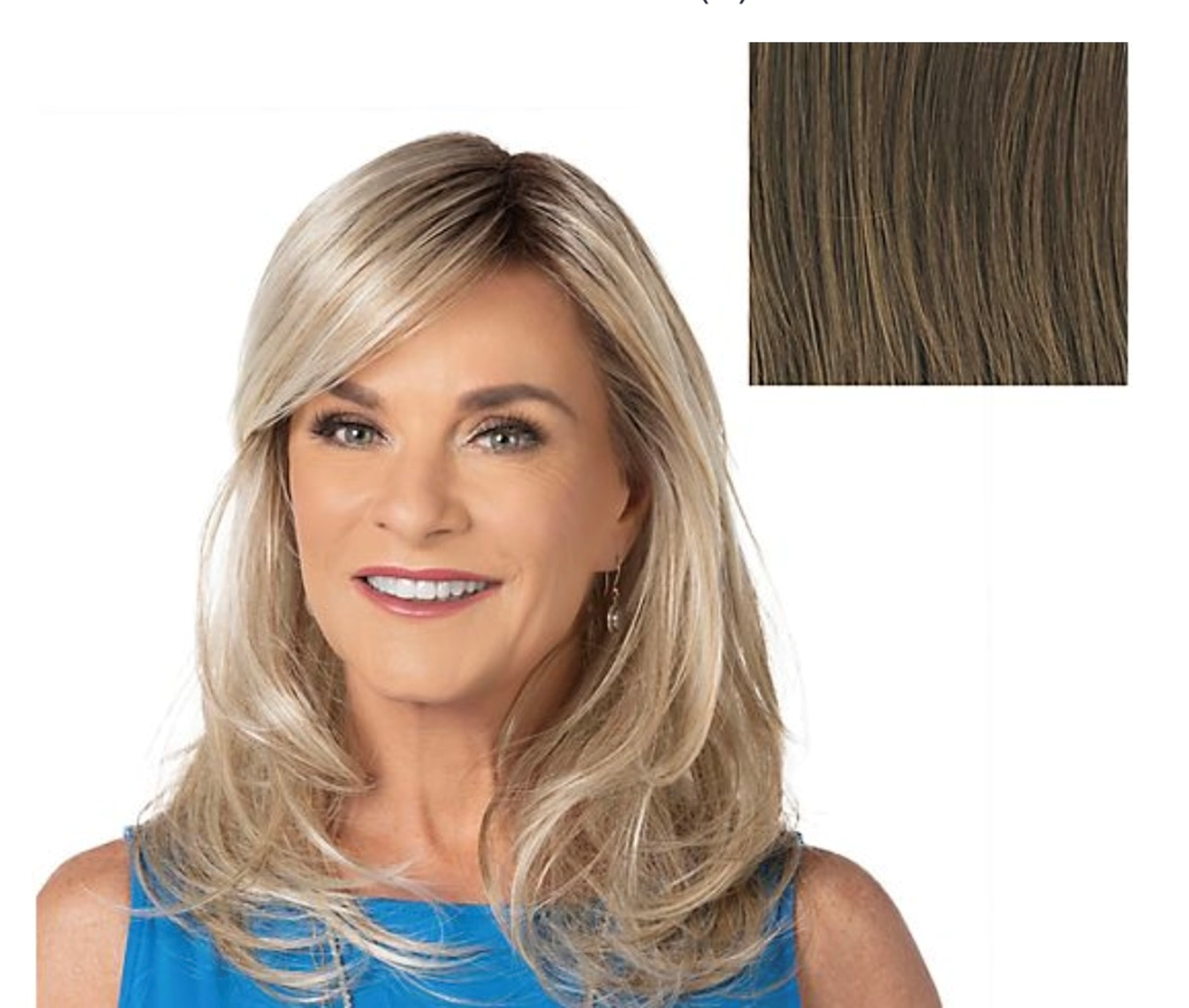 Toni Brattin Suddenly Beautiful Long Layered Wig - Light Brown ...