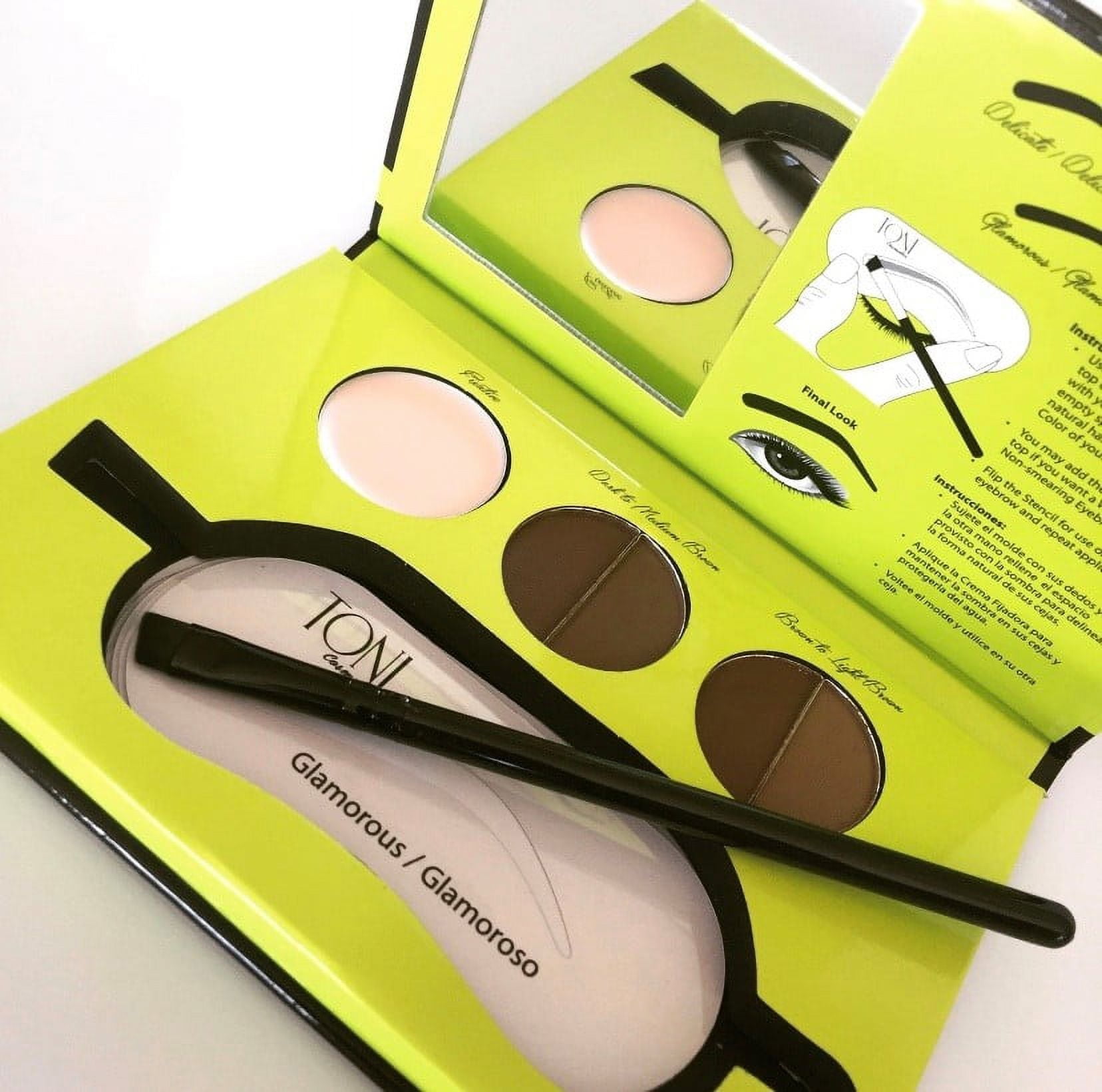Toni Cosmetics Brow Kit, Brown to Light - Walmart.com