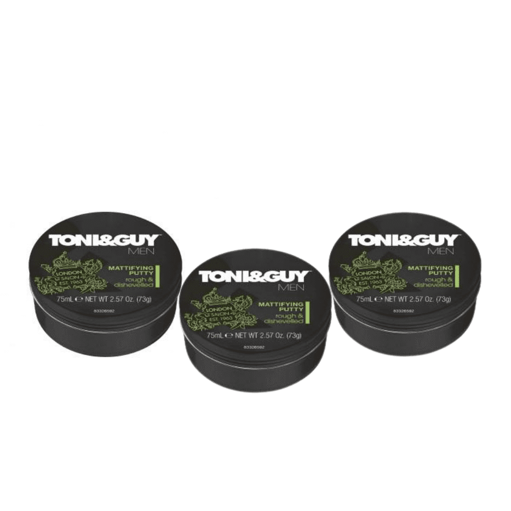 Toni & Guy Men Styling Putty Hair Styling Wax 75 ml 3 Pack - Walmart.com