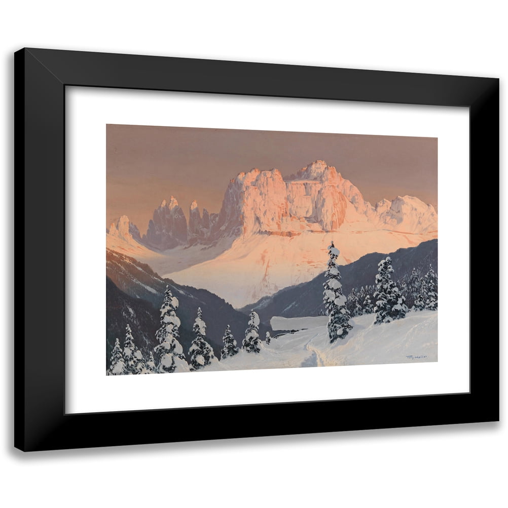 Toni Haller 14x12 Black Modern Framed Museum Art Print Titled - The ...