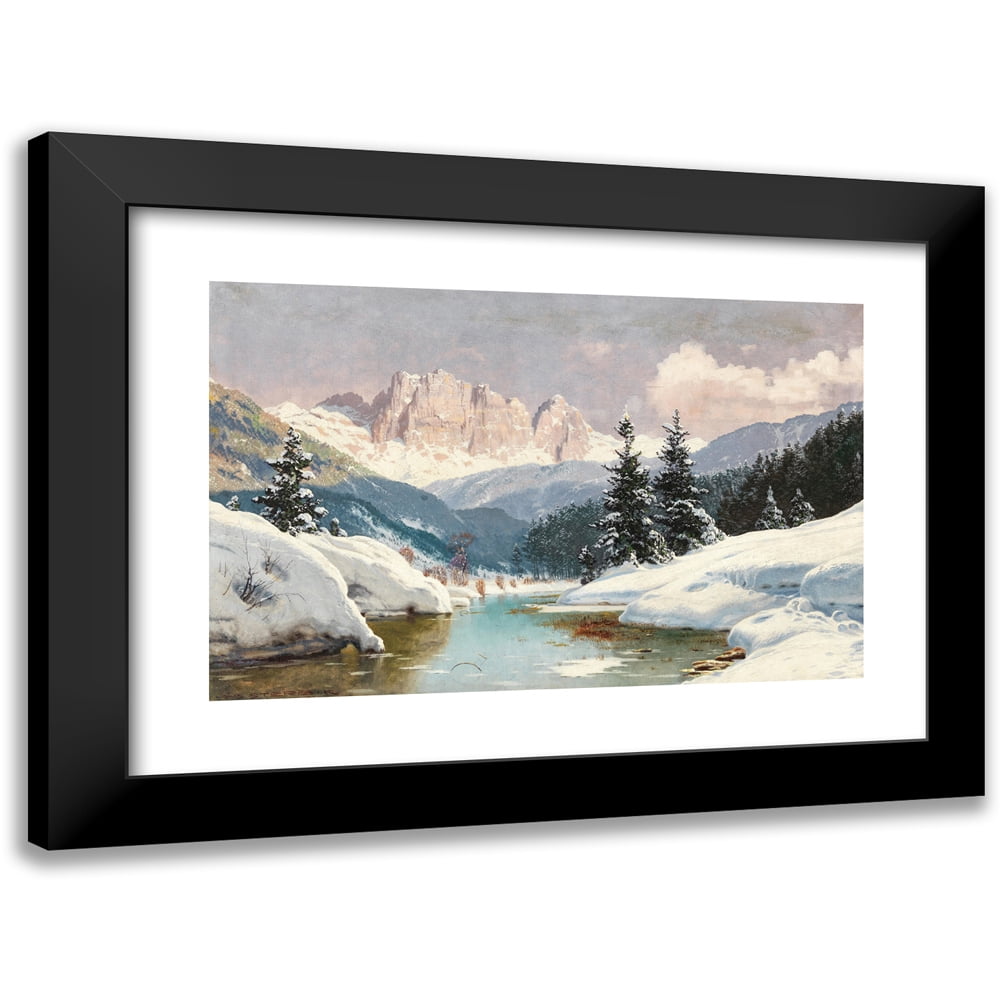 Toni Haller 24x17 Black Modern Framed Museum Art Print Titled - A Sunny ...