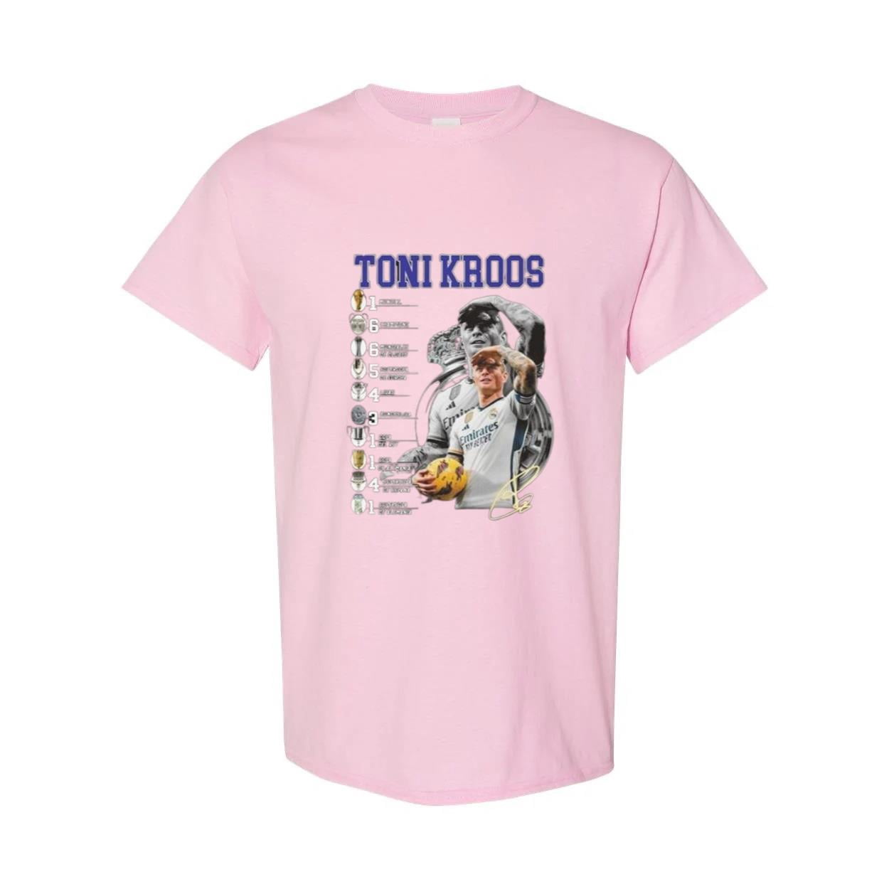 Toni Kroos All The Titles And Trophy Football Career Sign T-Shirt ...