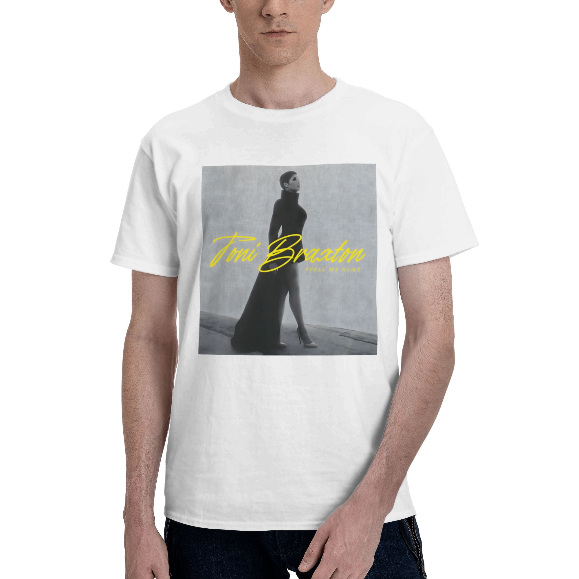 Toni Music Braxton Official Men’s T-Shirt Cotton Short-Sleeve Crew Neck ...