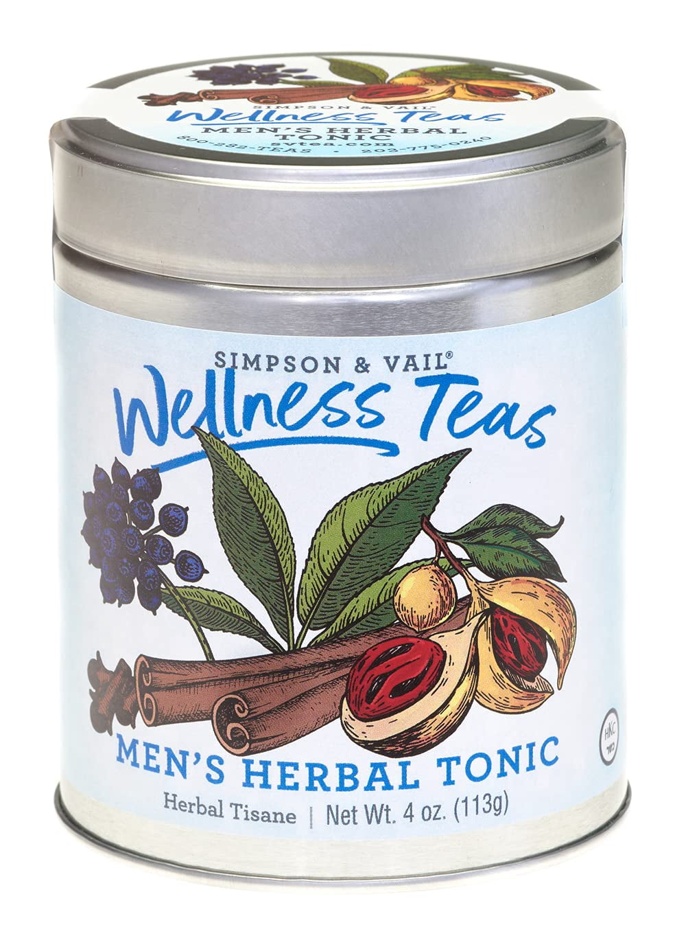 Tonic, Wellness Tea - 4 Ounce Tin / 50 Cups - Walmart.com