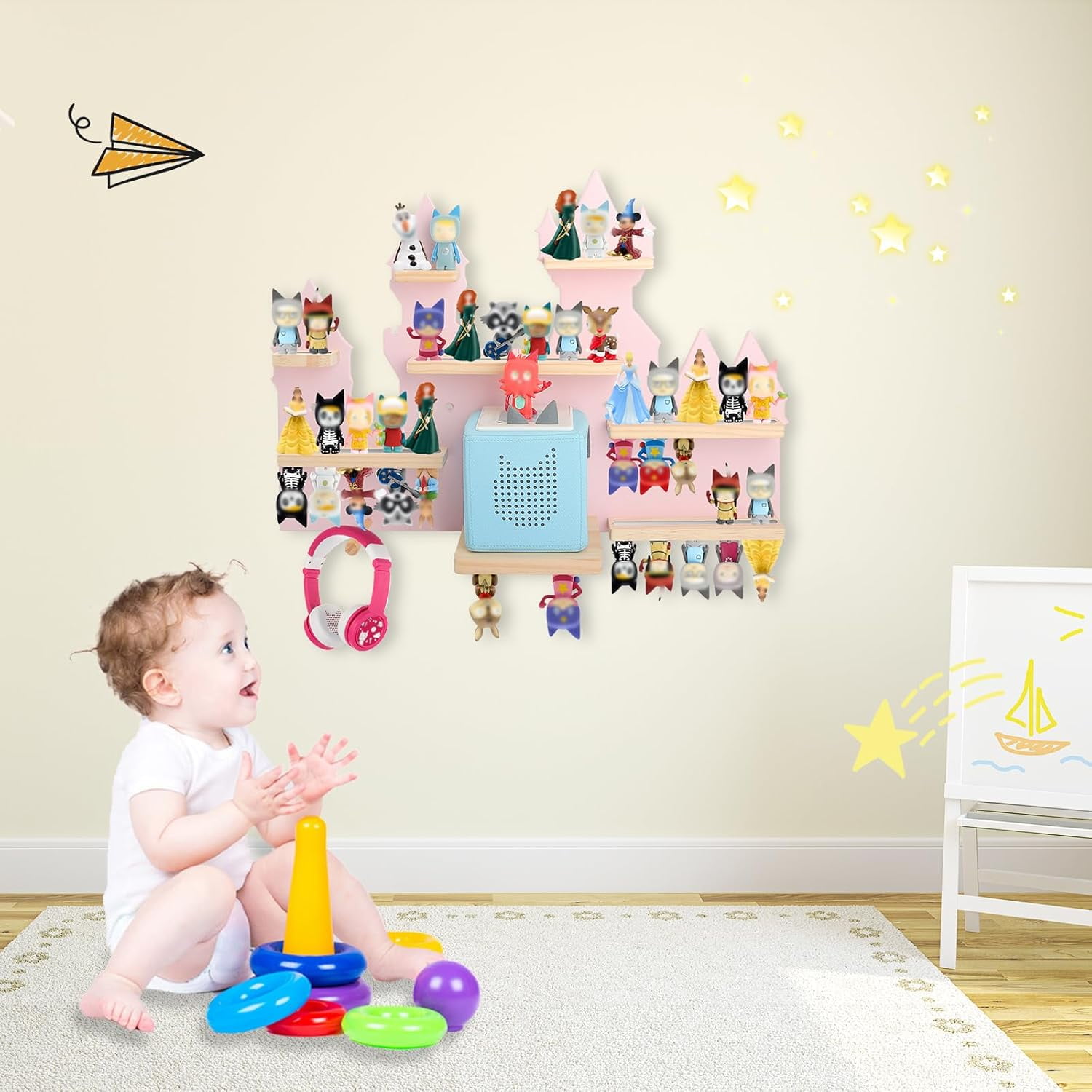 for Toniebox 2 and Toniebox 1 Tonie Shelf Wall Mounted Set,Tonies ...