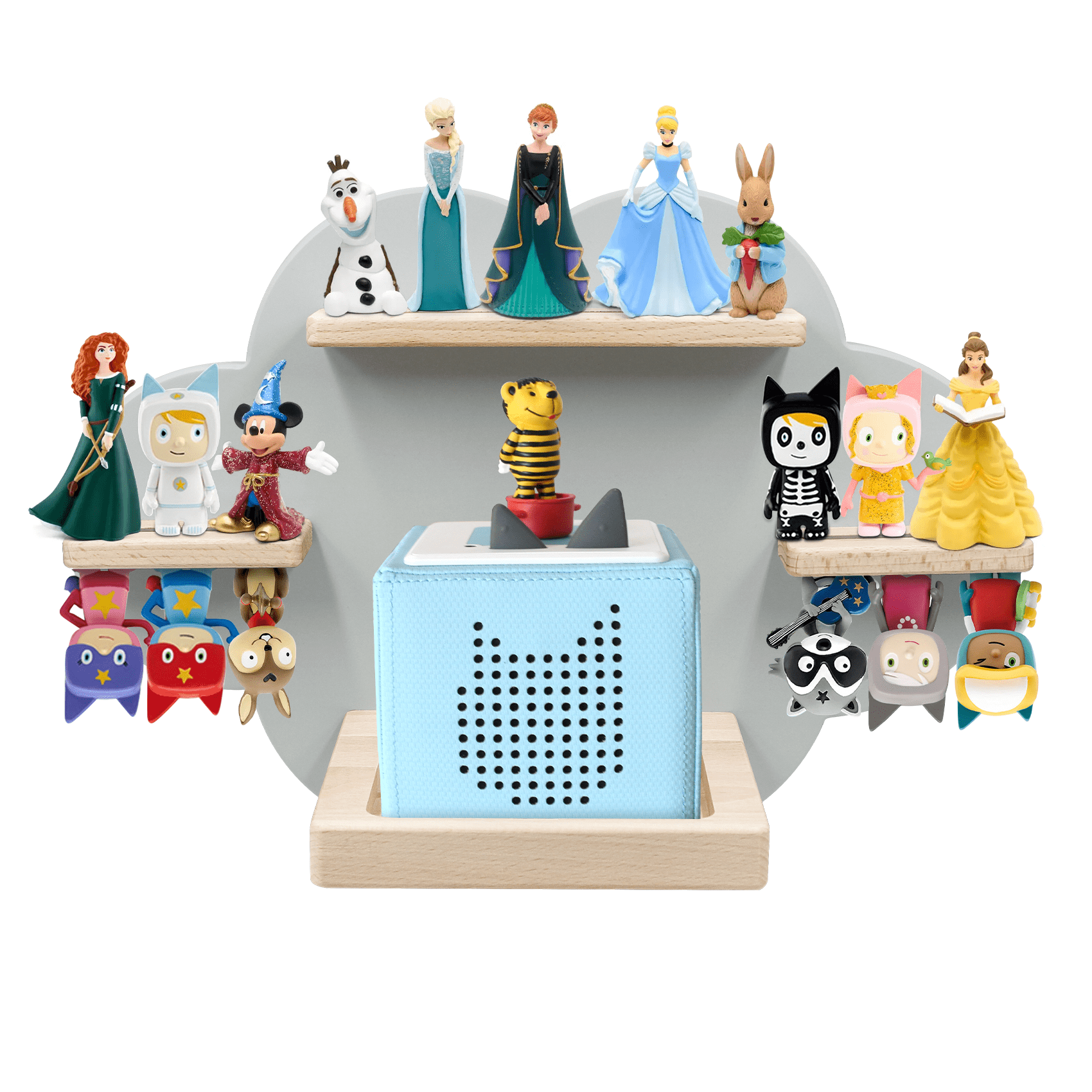 for Tonies Box Organizer Storage Shelf Wall Mounted, Magnetic Floating ...