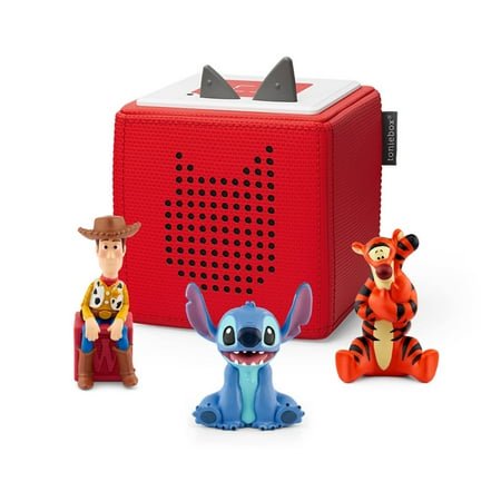 Tonies Disney Tigger, Woody and Stitch Toniebox Audio Player Bundle ...