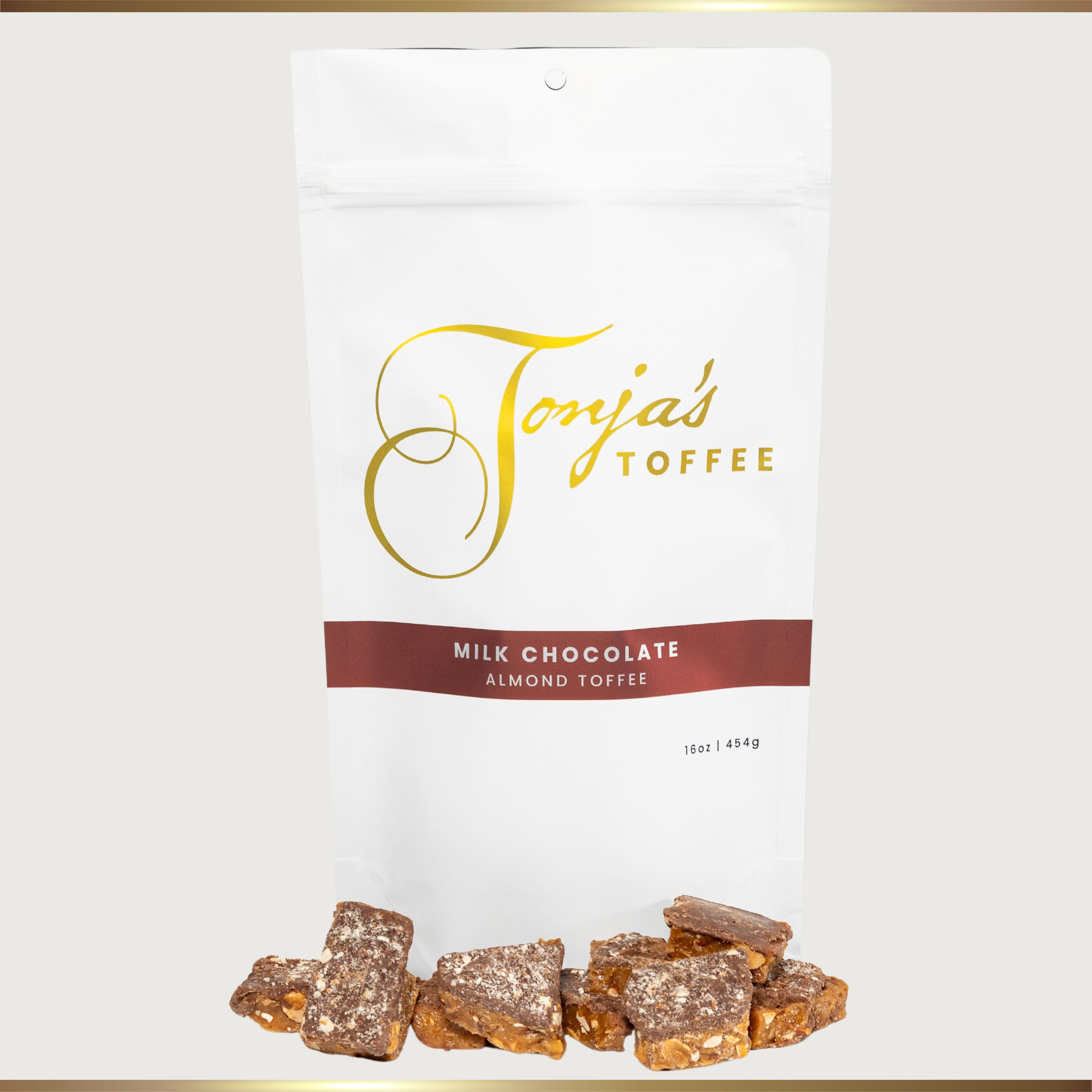 Tonja's Toffee Milk Chocolate Almond Toffee - 8oz. - Walmart.com