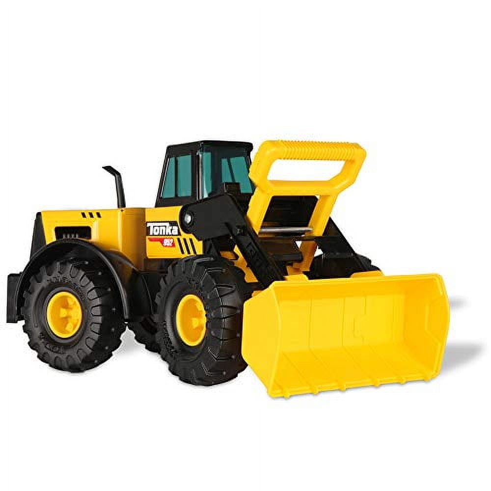 Tonka - Steel Classics Front Loader, Metal Construction Toy with ...