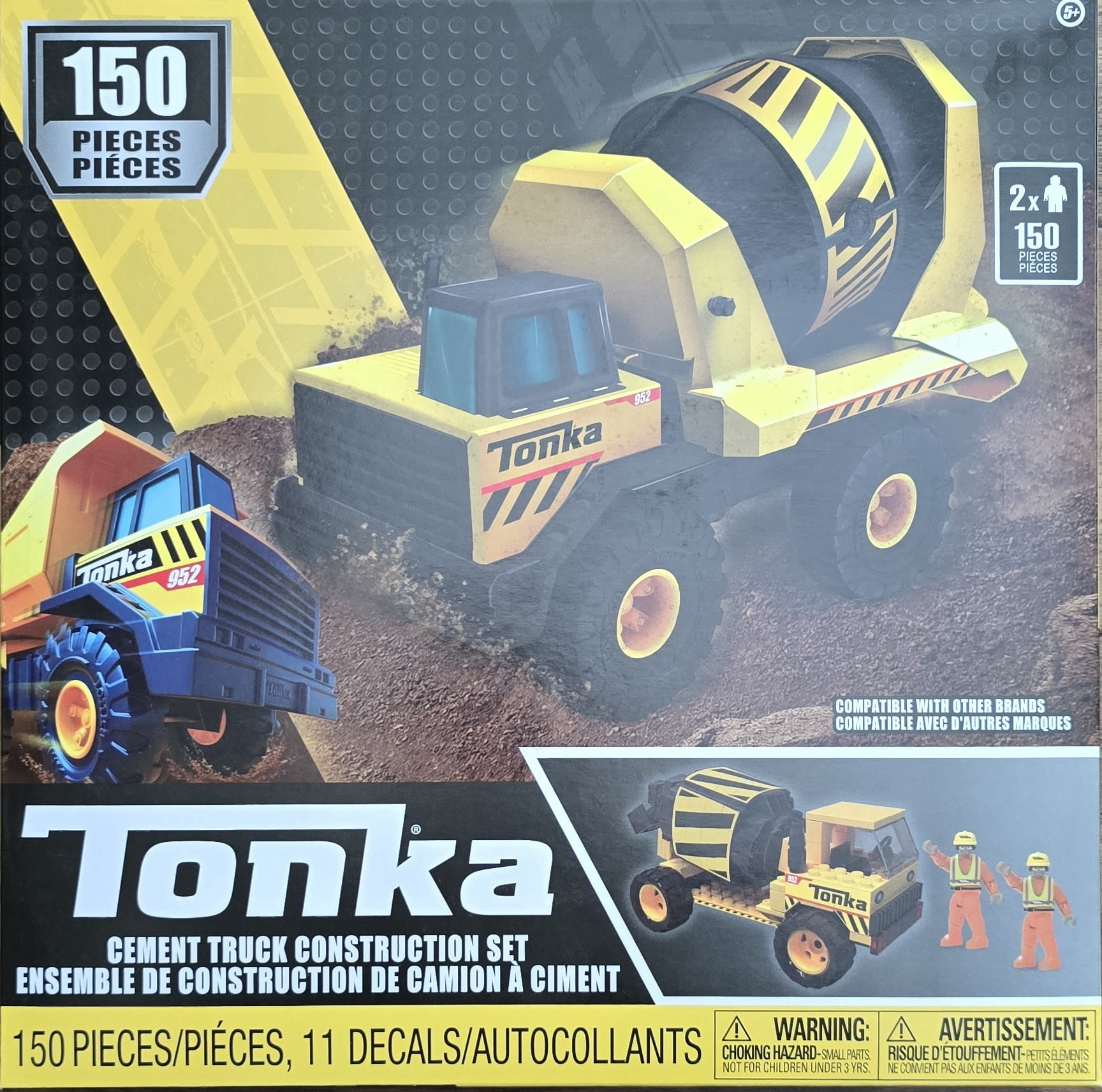 Tonka Cement Truck Construction Set 150 Pieces - Walmart.com