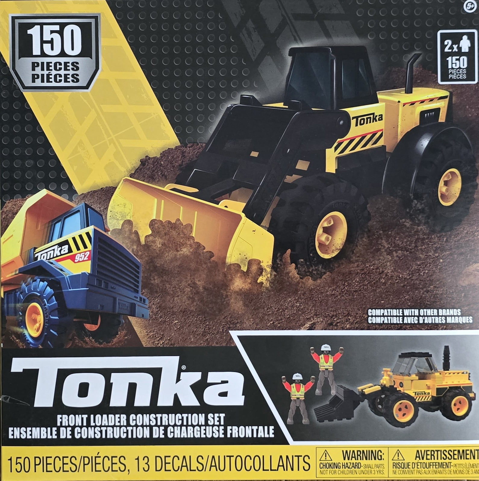 Tonka Front Loader Construction Set 150 Pieces - Walmart.com