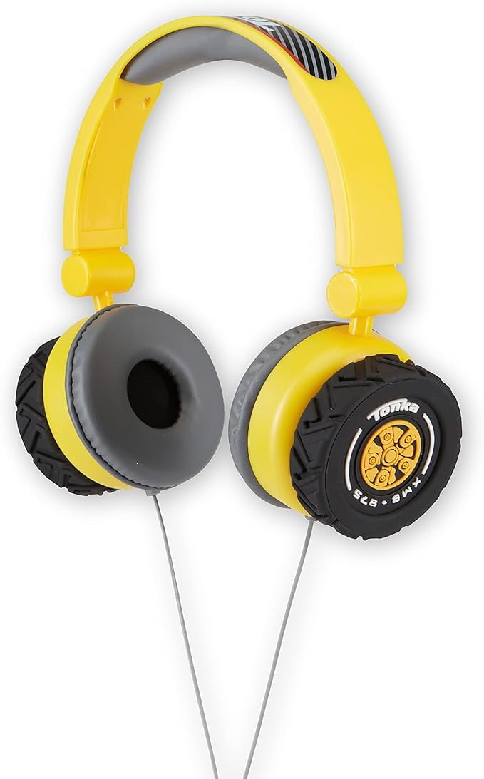 Tonka Over-Ear Headphones for Kids - Adjustable Headband, Stereo Sound ...