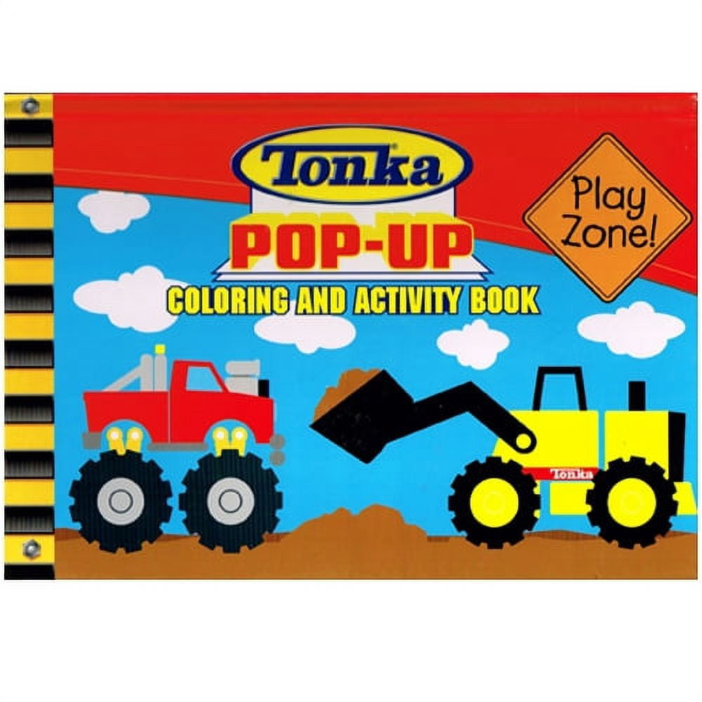 Tonka Pop-Up Coloring and Activity Book (1ct) - Walmart.com