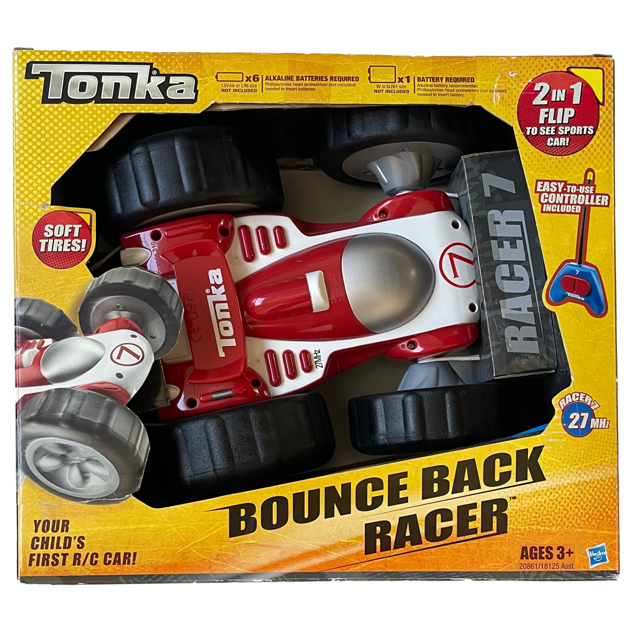 Tonka R/C Bounce Back Racer - Kids' First Remote Control Toy Vehicle ...