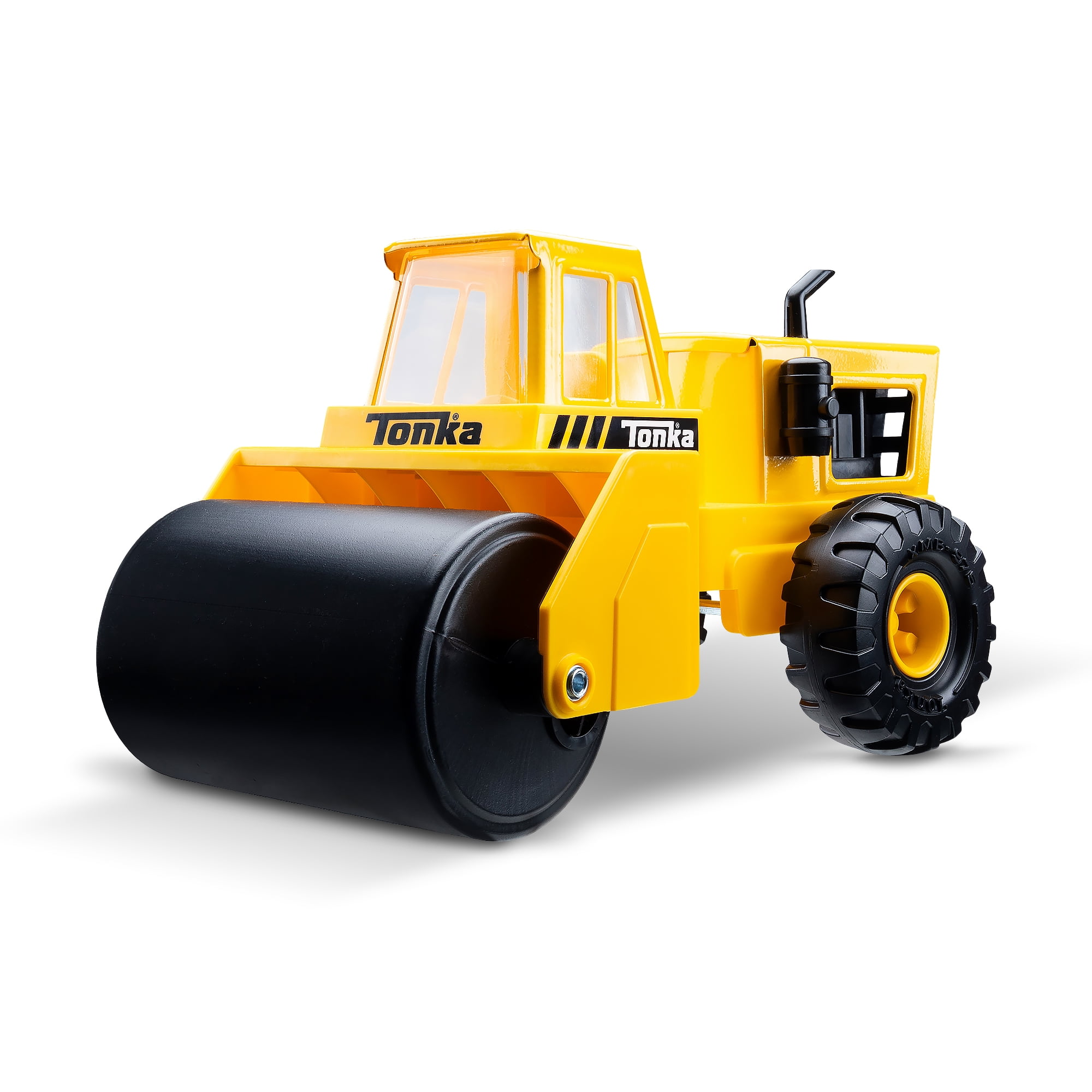 Tonka Steel Classics Steam Roller Play Vehicle, Made with Steel, Yellow ...