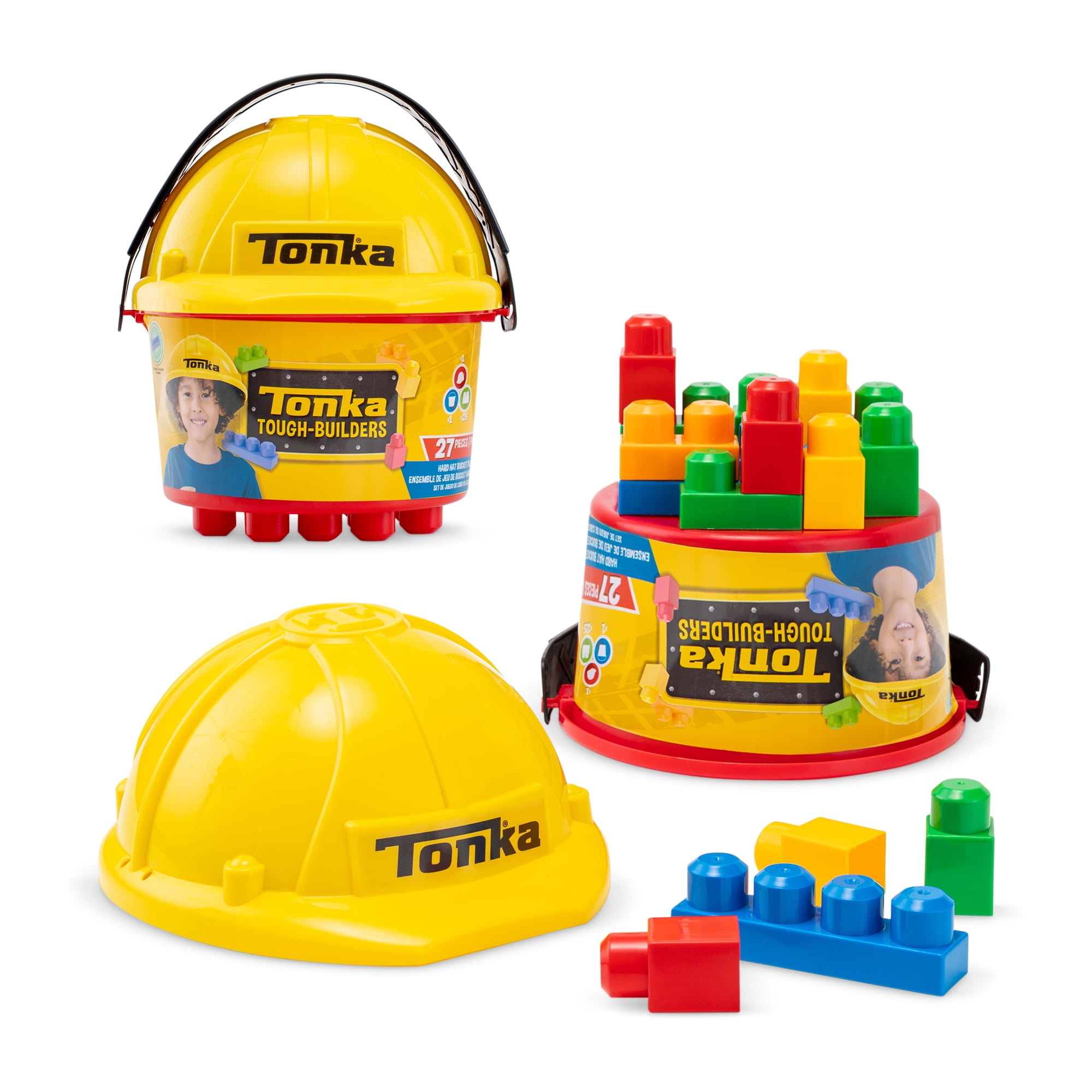 Tonka - Tough Builders Hard Hat & Bucket Playset - Walmart.com