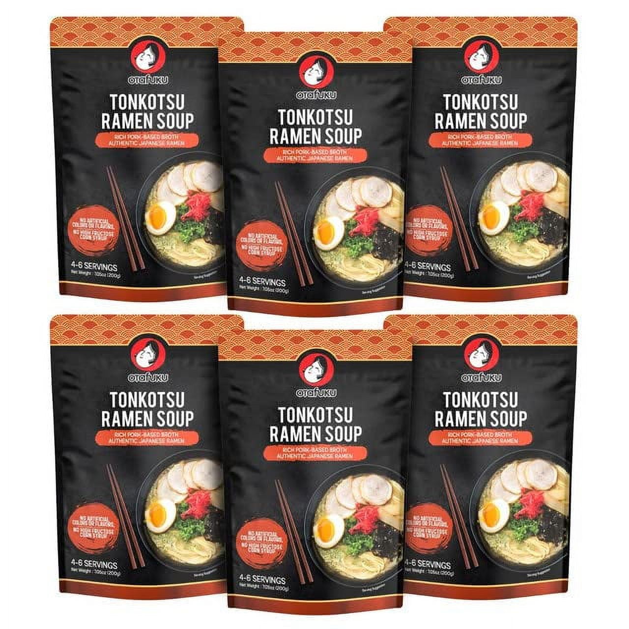 Tonkotsu Ramen Shoyu Broth Concentrate, Rich Pork-Based Soup Mix for ...