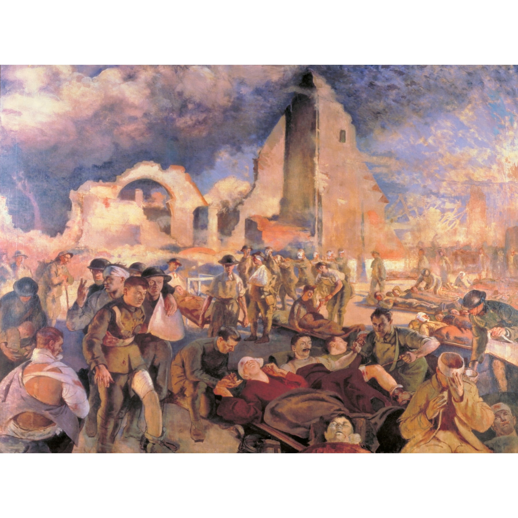 Tonks Henry An Advanced Dressing Station In France 1918 Extra Large Art ...