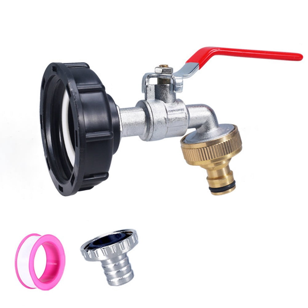 Tonne Bucket Accessories Connector 1/2" 3/4" IBC Tonne Bucket Brass ...