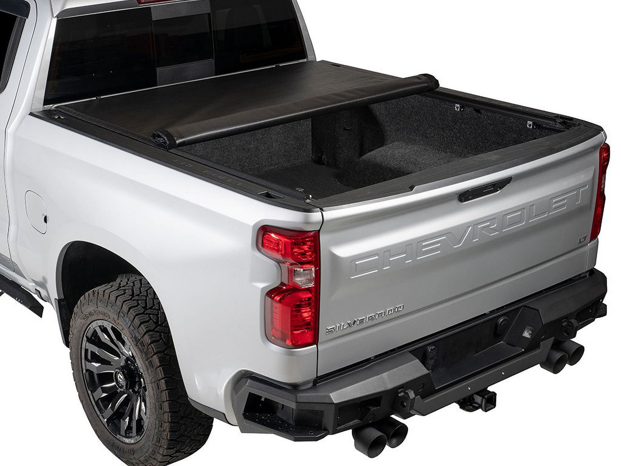 RealTruck Tonno Pro Lo-Roll Soft Roll Up Tonneau Cover Fits 2019-2024 ...