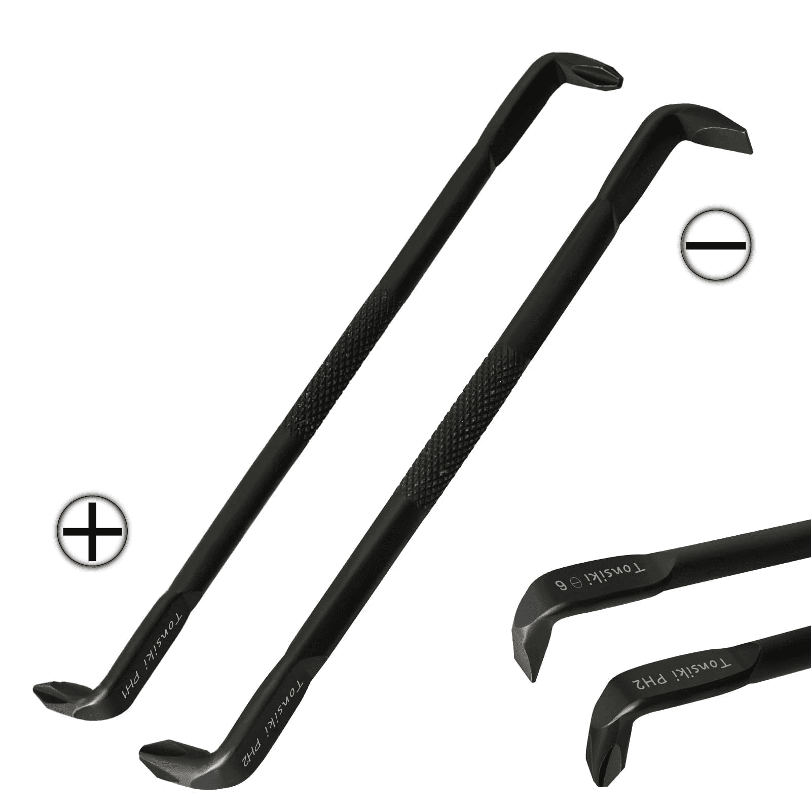 Tonsiki Offset Screwdriver Set, Double End S2 Steel, Right Angle for ...