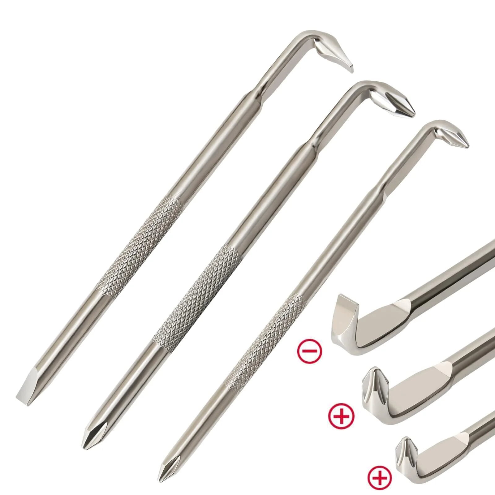 Tonsiki 3pcs Offset Screwdriver Set, 90 Degree Screwdriver, L-type ...