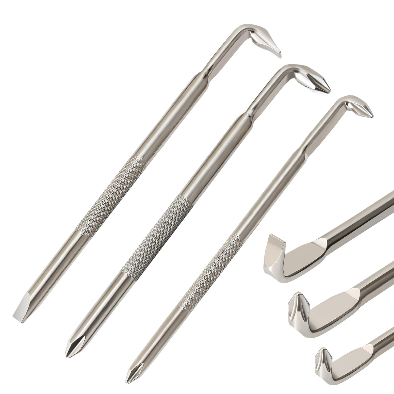 Tonsiki 3pcs Offset Screwdriver Set, Right Angle Screwdriver, L-type ...