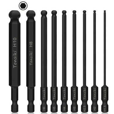 Tonsiki Torx Bit Set with Screwdriver Handle ,50mm Security Torx ...