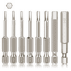 Tonsiki Hex Head Allen Wrench Drill Bit Set 24pcs (Metric&SAE), 1/4” Hex-Shank S2 Steel Allen ...