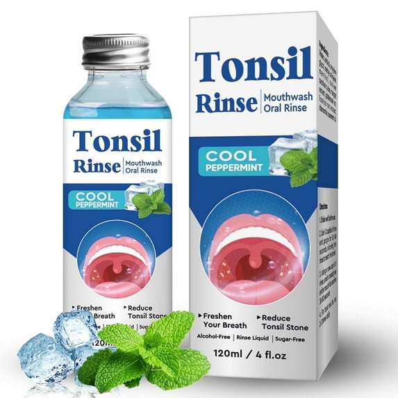 Tonsil Stone Mouthwash, Tonsil Stone Remover, Oral Rinse Liquid, Fight ...