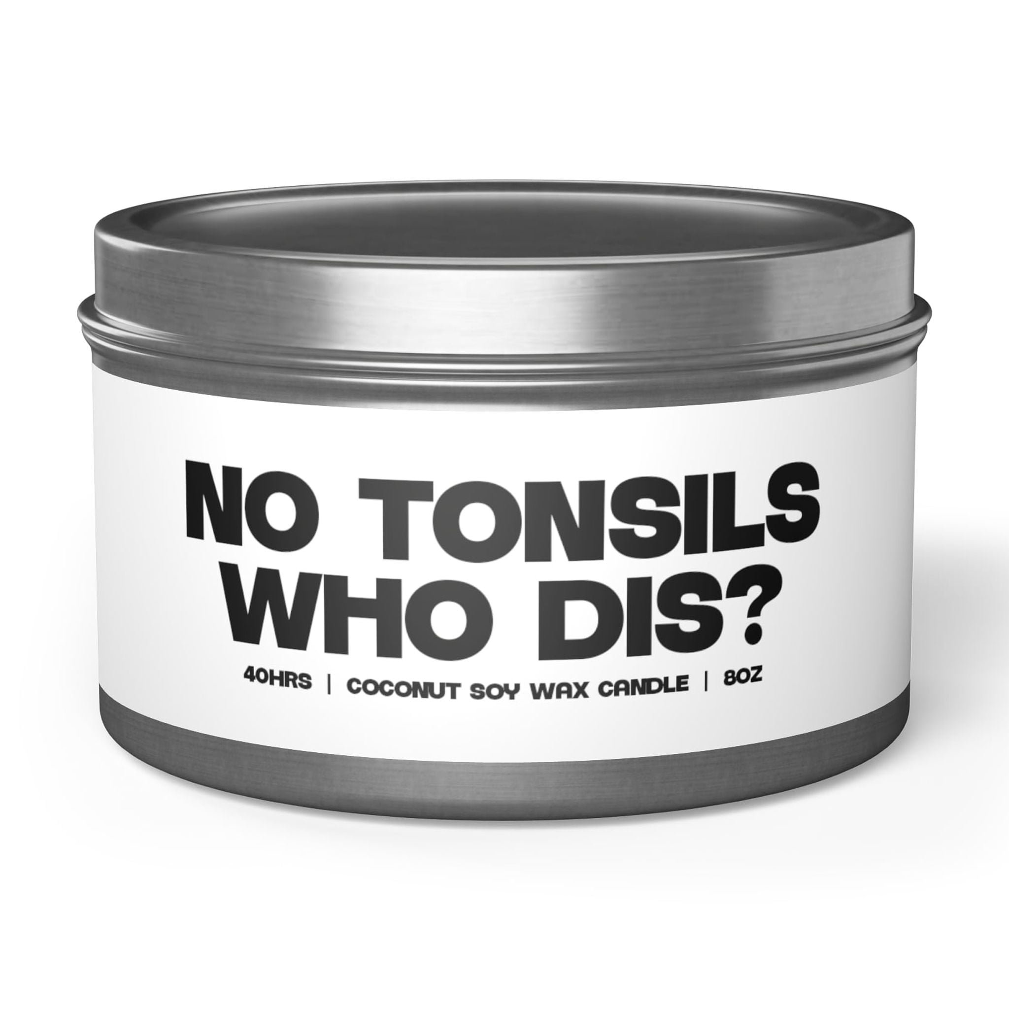 Tonsillectomy Tonsil Surgery Tin Candle Gifts Home Office Decor Vanilla ...