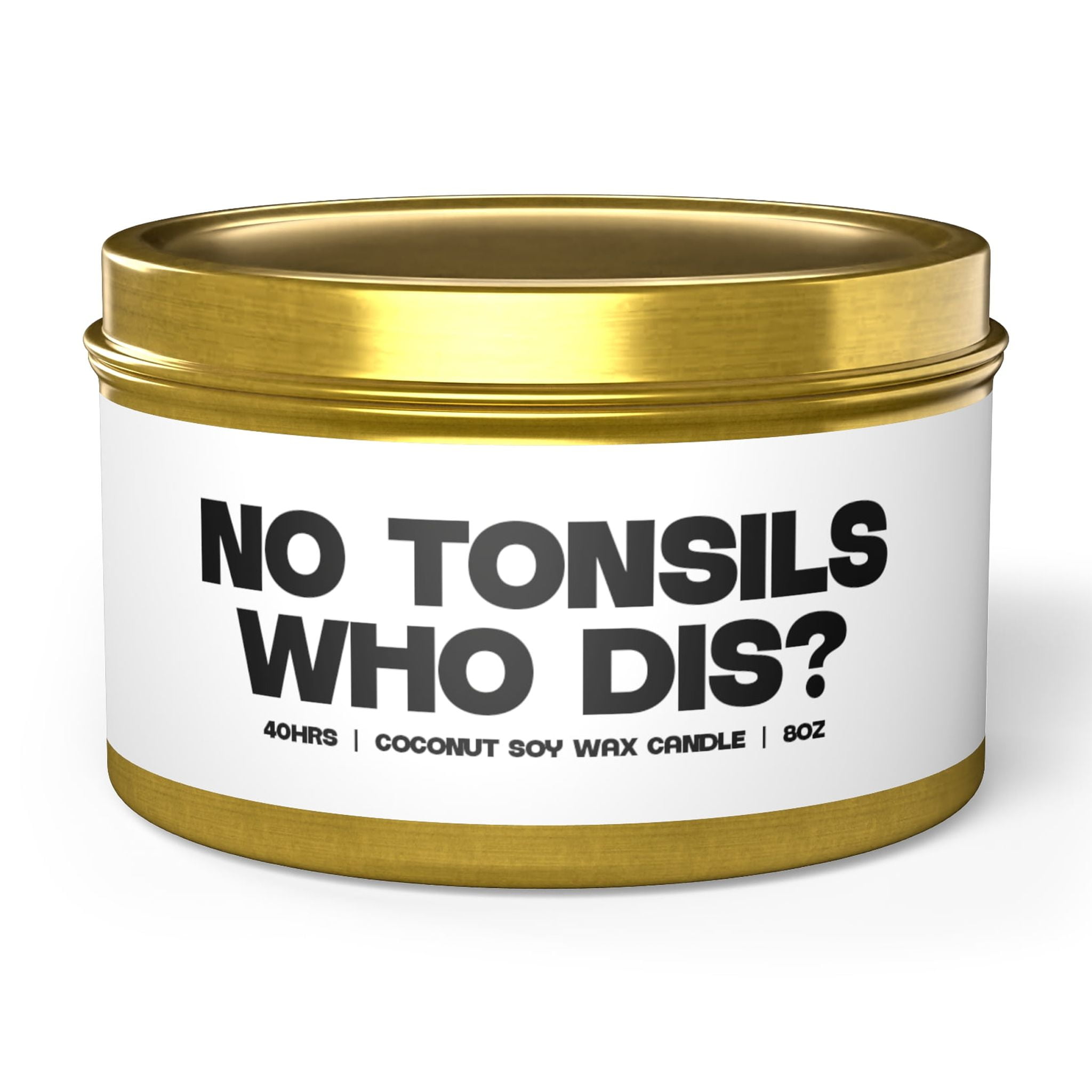 Tonsillectomy Tonsil Surgery Tin Candle Gifts Home Office Decor Vanilla ...