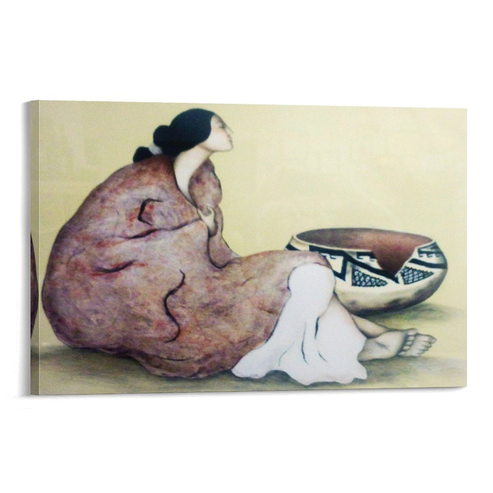 Tonto Pot by R.C. Gorman Painting On Canvas Wall Art Poster Scroll ...