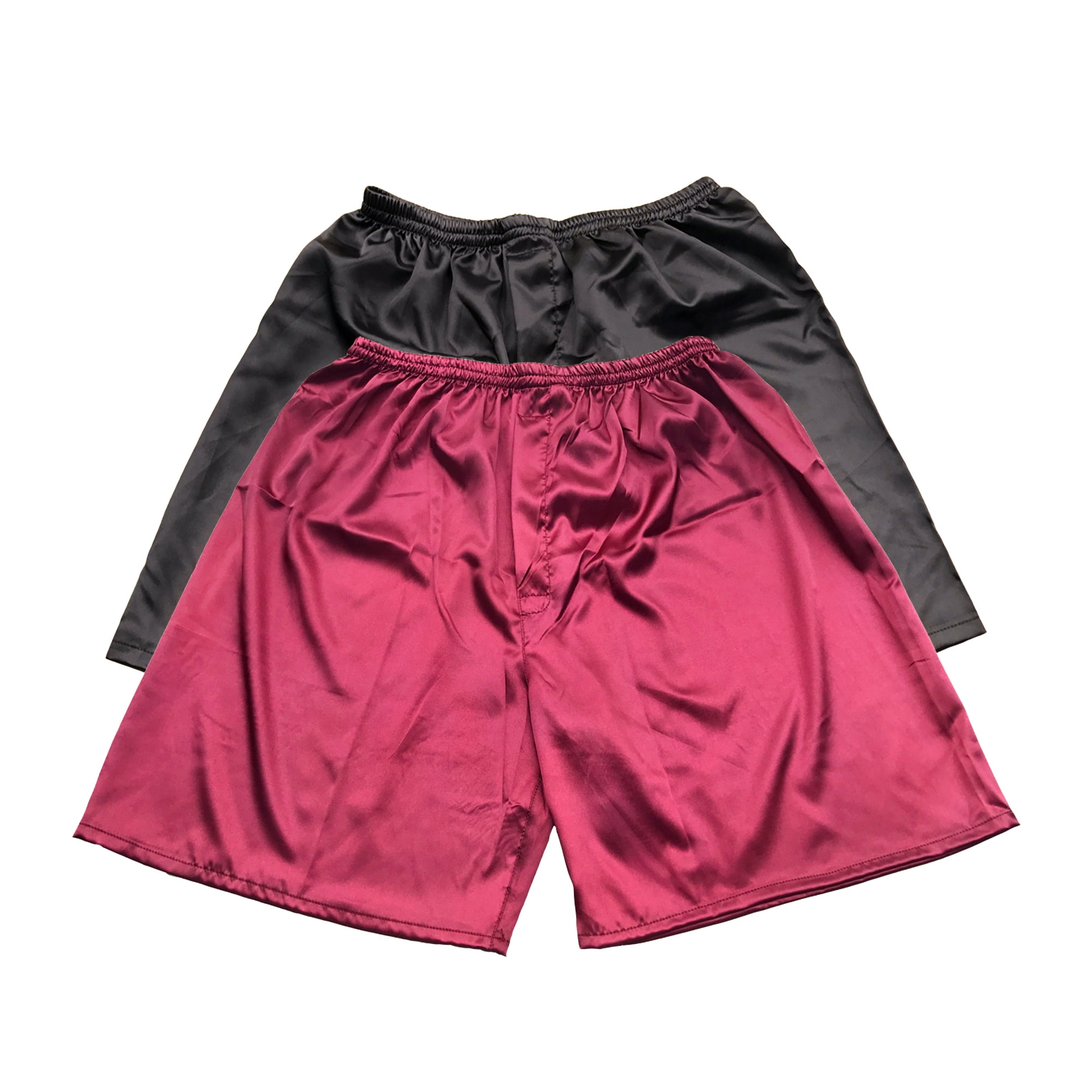 Tony & Candice Men's Satin Boxers Shorts Combo Pack Underwear (XL ...
