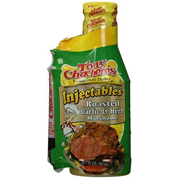 Tony Chachere Injectable Marinades with Injector, Roasted Garlic and ...
