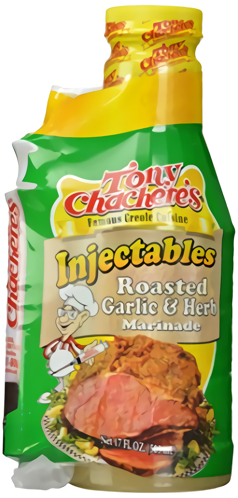 Tony Chachere Marinade, Roasted Garlic and Herb with Injector, 17 Ounce ...