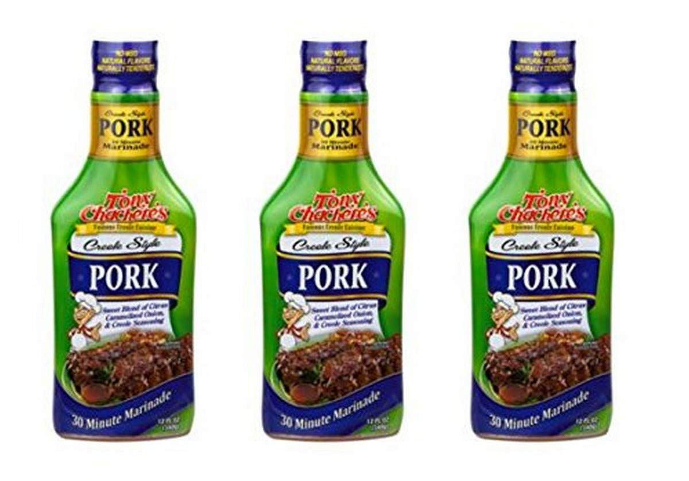 Tony Chachere,s Pourable Pork Marinade, 12 Fl Oz, Pack of 3 - Walmart.com