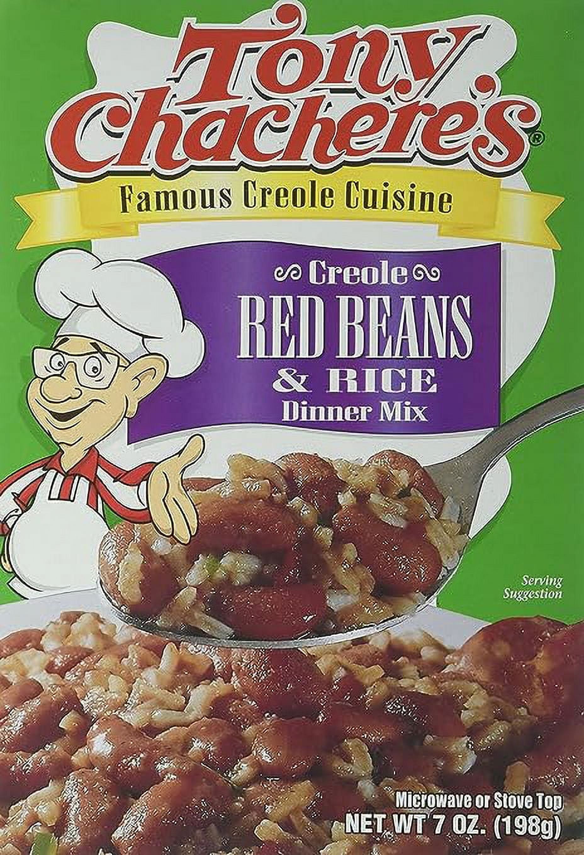 Tony Chachere's 4-Count Red Beans and Rice Dinner Mix, Quick and ...