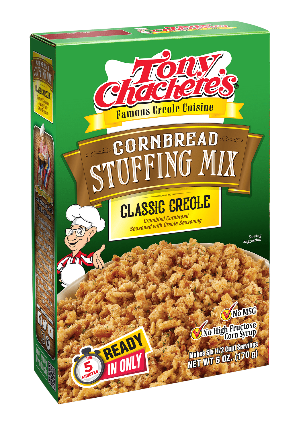 Tony Chachere's, Cornbread Stuffing Mix, Classic, Cajun, 6 oz - Walmart.com
