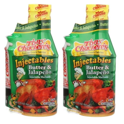 Tony Chachere's Creole Butter and Jalapeno Marinade, 17 Oz (2 ...