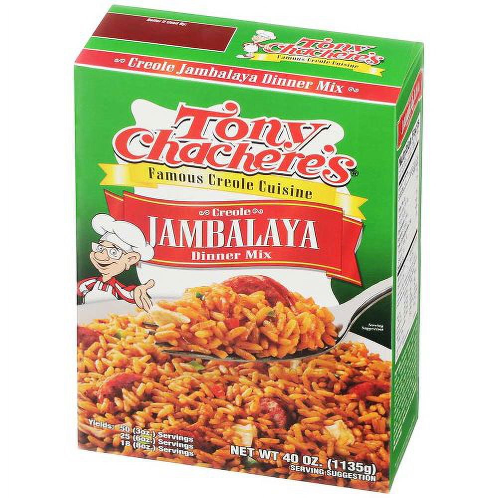 Tony Chachere's Creole Foods Creole Jambalaya Mix, 00342 (21352137 ...