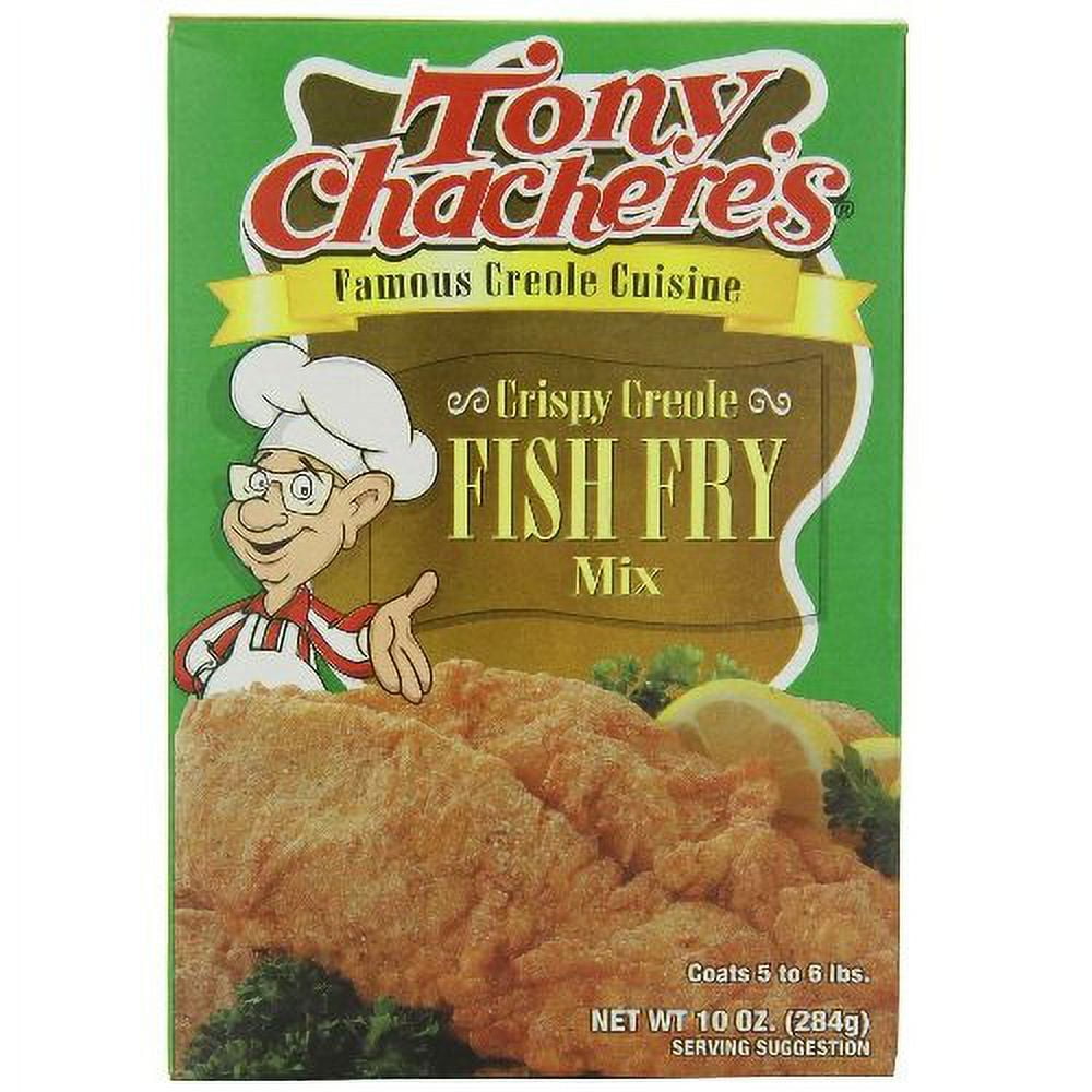 Tony Chachere's Crispy Fish MMF7 Fry Mix 10 Oz. - Walmart.com