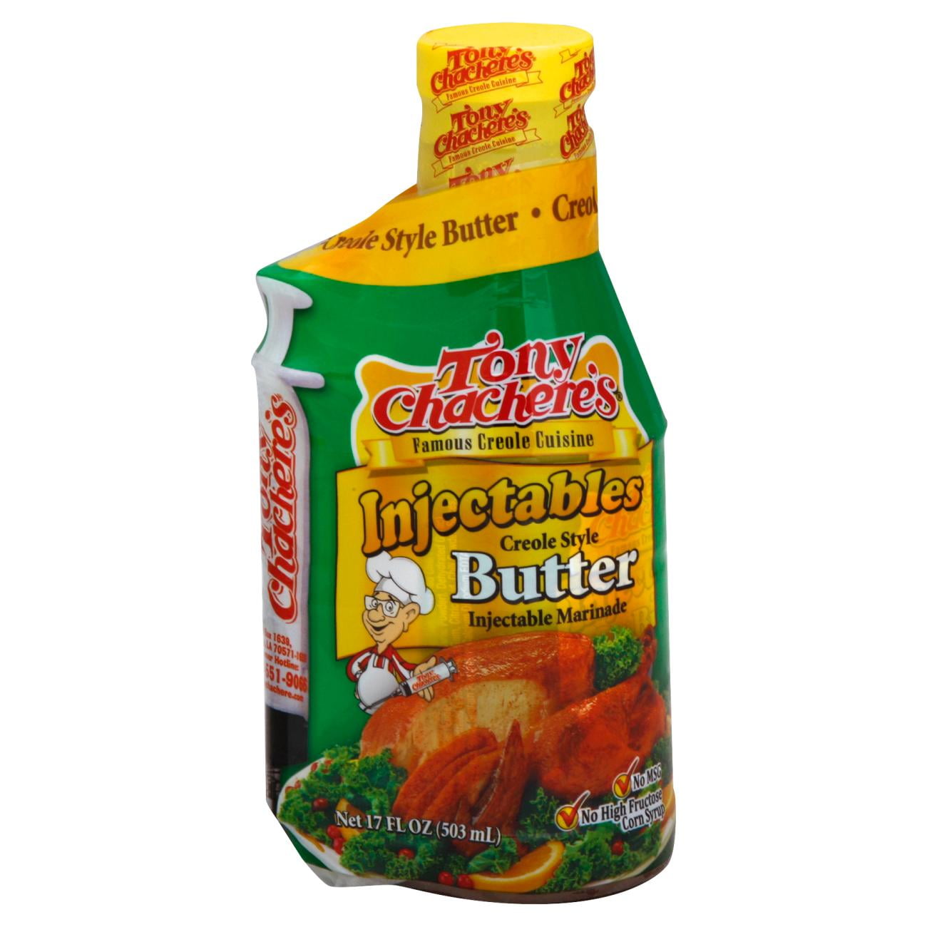 Tony Chachere's Injectables Creole Style Butter Marinade, 17 oz - Bold ...