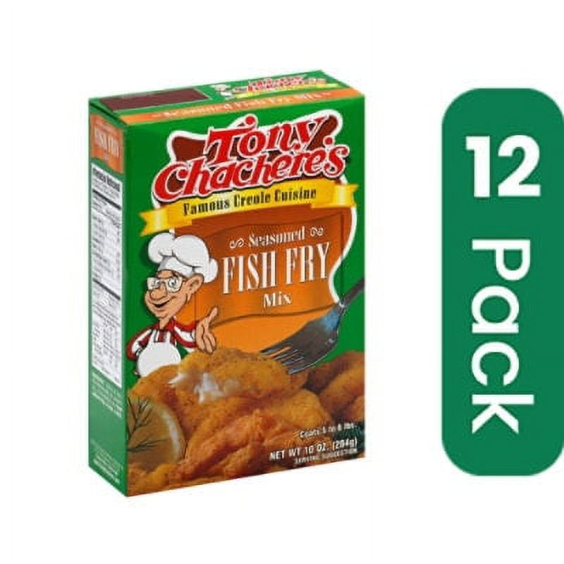 Tony Chachere's Seasoned Fish Fry Mix 10 oz (Pack Of 12) - Walmart.com