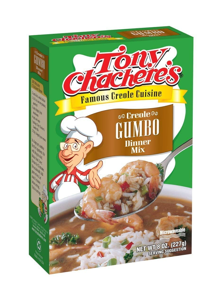 Tony Chacheres Creole Gumbo Dinner Mix, 8-Ounce Units (Pack of 4 ...