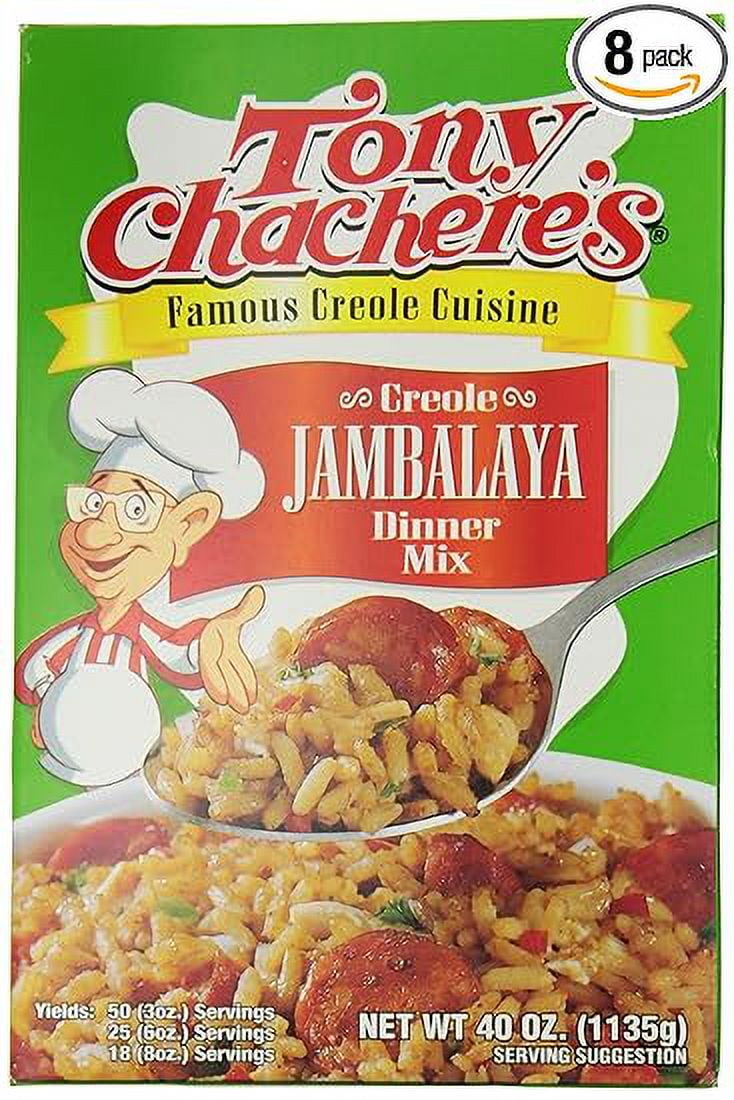 Tony Chacheres Creole Jambalaya Mix, 40 Ounce -- 8 per case. - Walmart.com