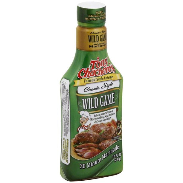 Tony Chacheres Creole Style Wild Game Marinade, Robust Blend of Citrus ...